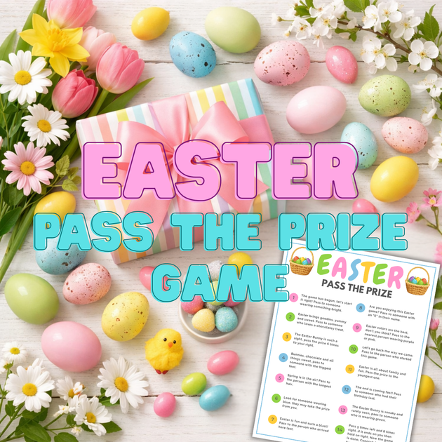 Easter Pass The Prize Game | LittleHaloJ