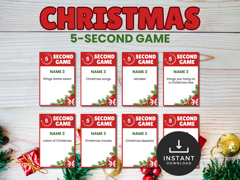 Christmas 5 Second Game | LittleHaloJ