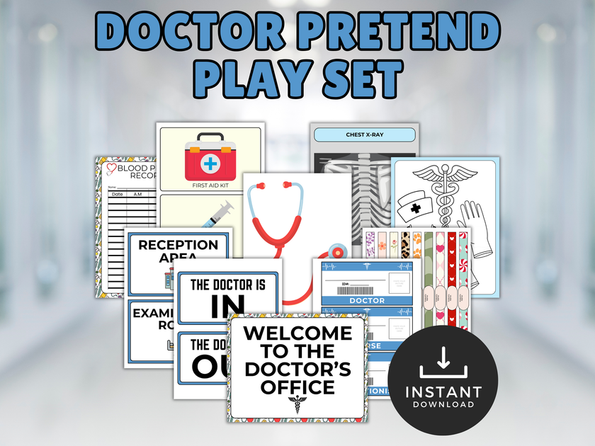 Doctor Pretend Play Set | LittleHaloJ