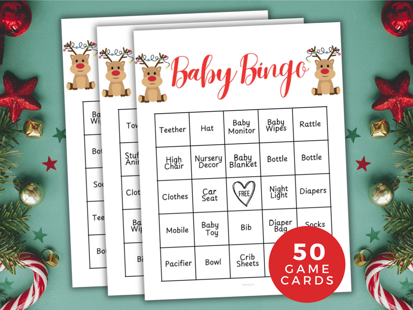 Christmas Baby Bingo | LittleHaloJ