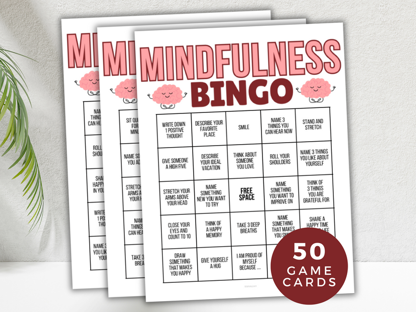 Mindfulness Bingo | LittleHaloJ