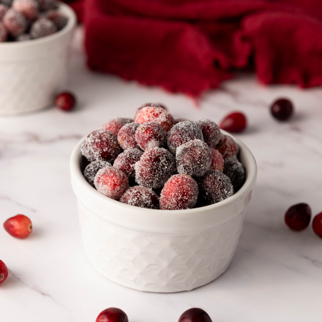 Sugared Cranberries Recipe | LittleHaloJ