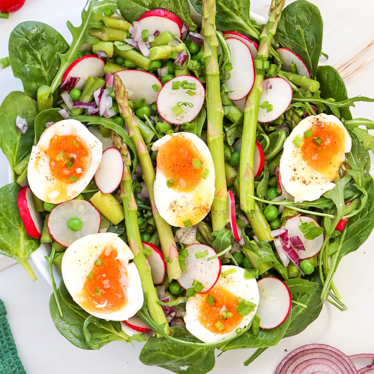 Cold Asparagus Salad | LittleHaloJ