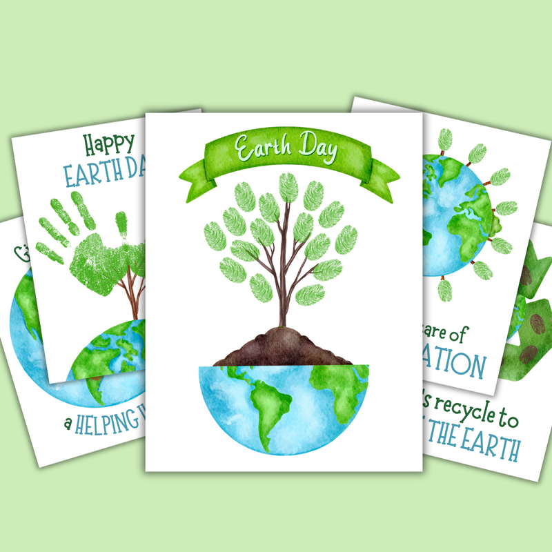 Earth Day Handprint Art | LittleHaloJ