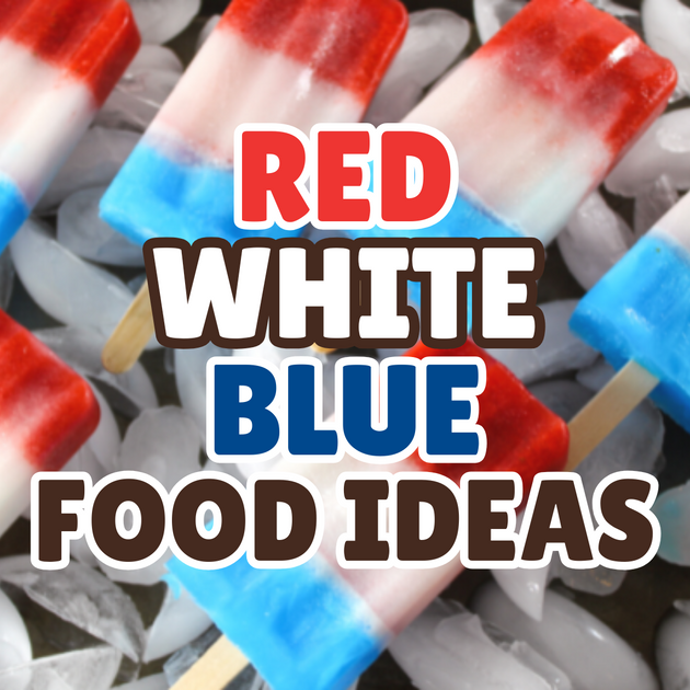 Red White and Blue Party Food | LittleHaloJ
