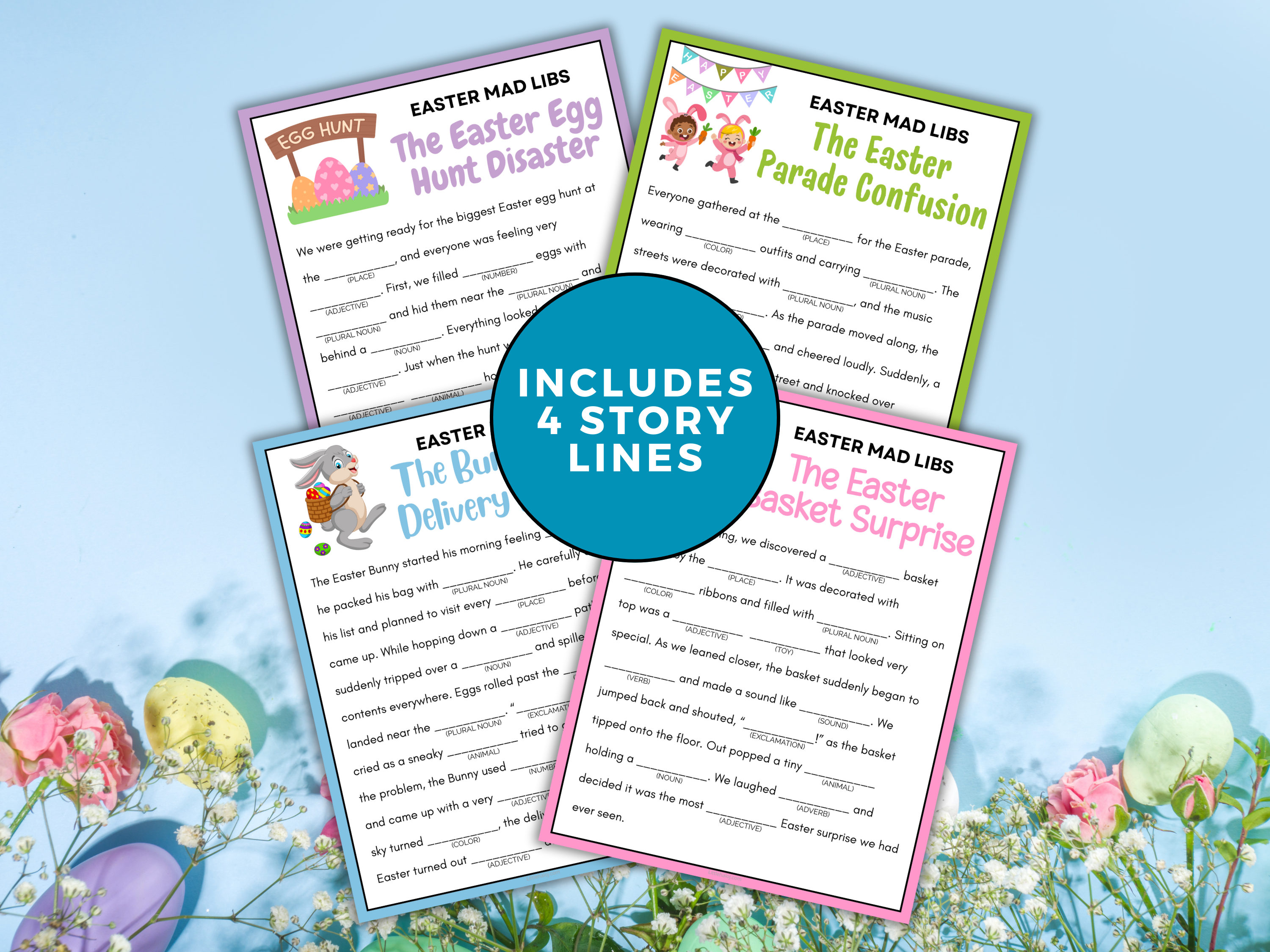 Easter Mad Libs | LittleHaloJ