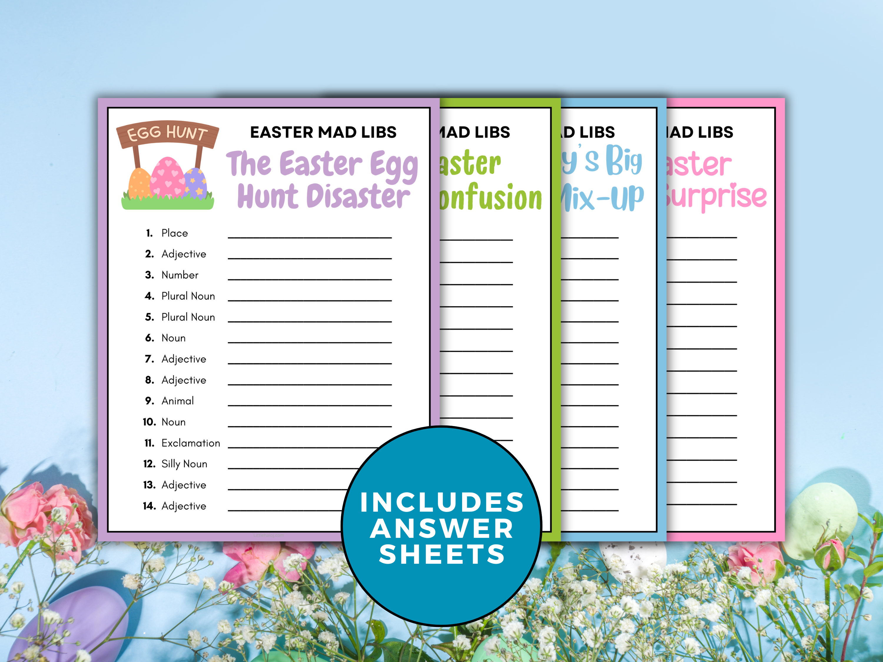 Easter Mad Libs | LittleHaloJ