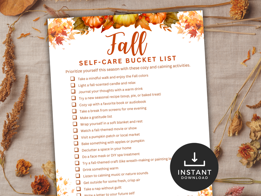 Fall Self-Care Bucket List | LittleHaloJ
