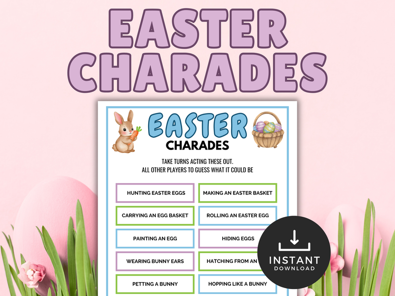 Easter Charades | LittleHaloJ