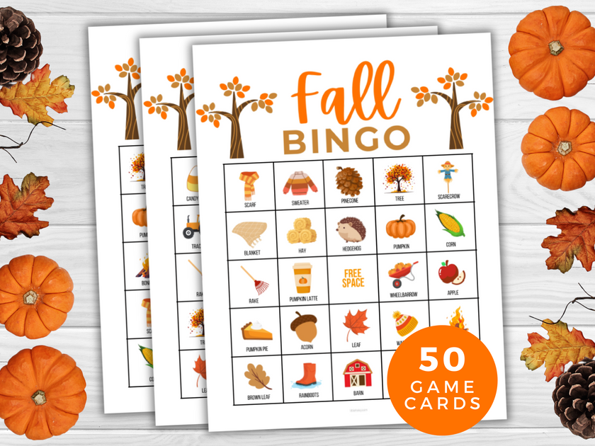 Fall Bingo | LittleHaloJ