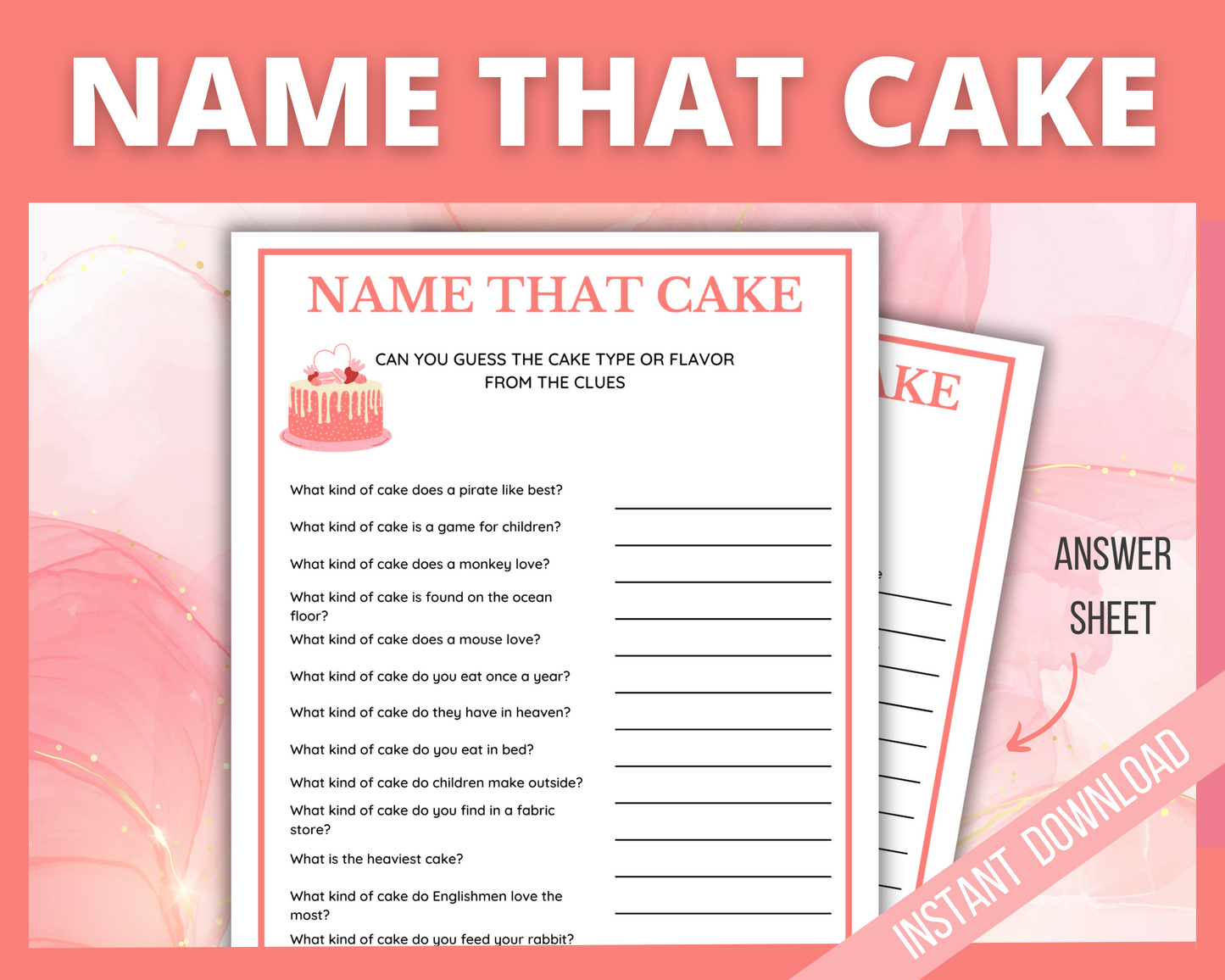 Name That Cake – LittleHaloJ