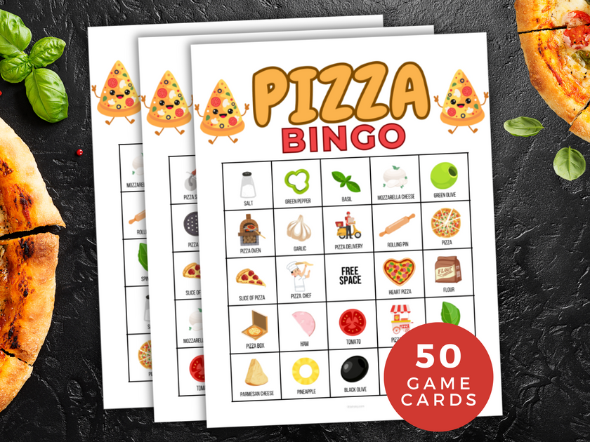 Pizza Bingo | LittleHaloJ
