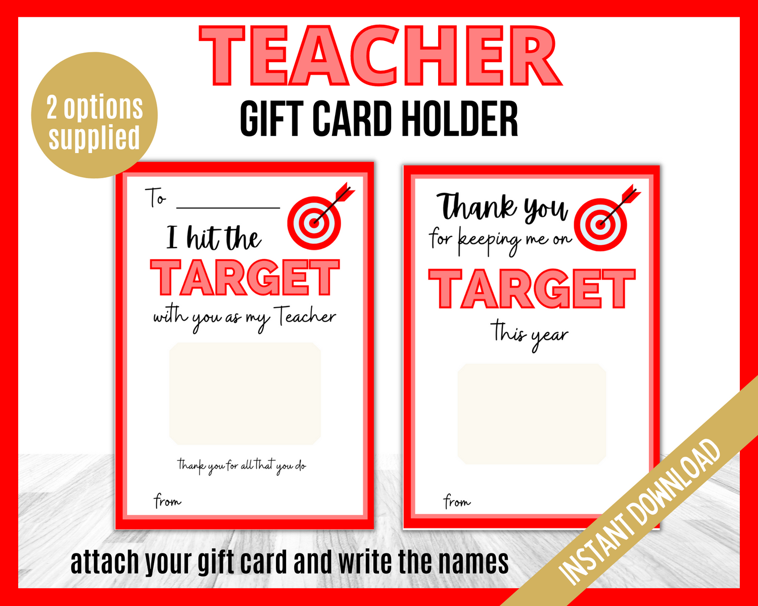 Printable Target Gift Card