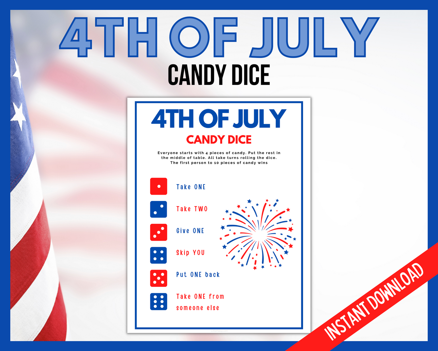 4th of July Games Bundle – LittleHaloJ