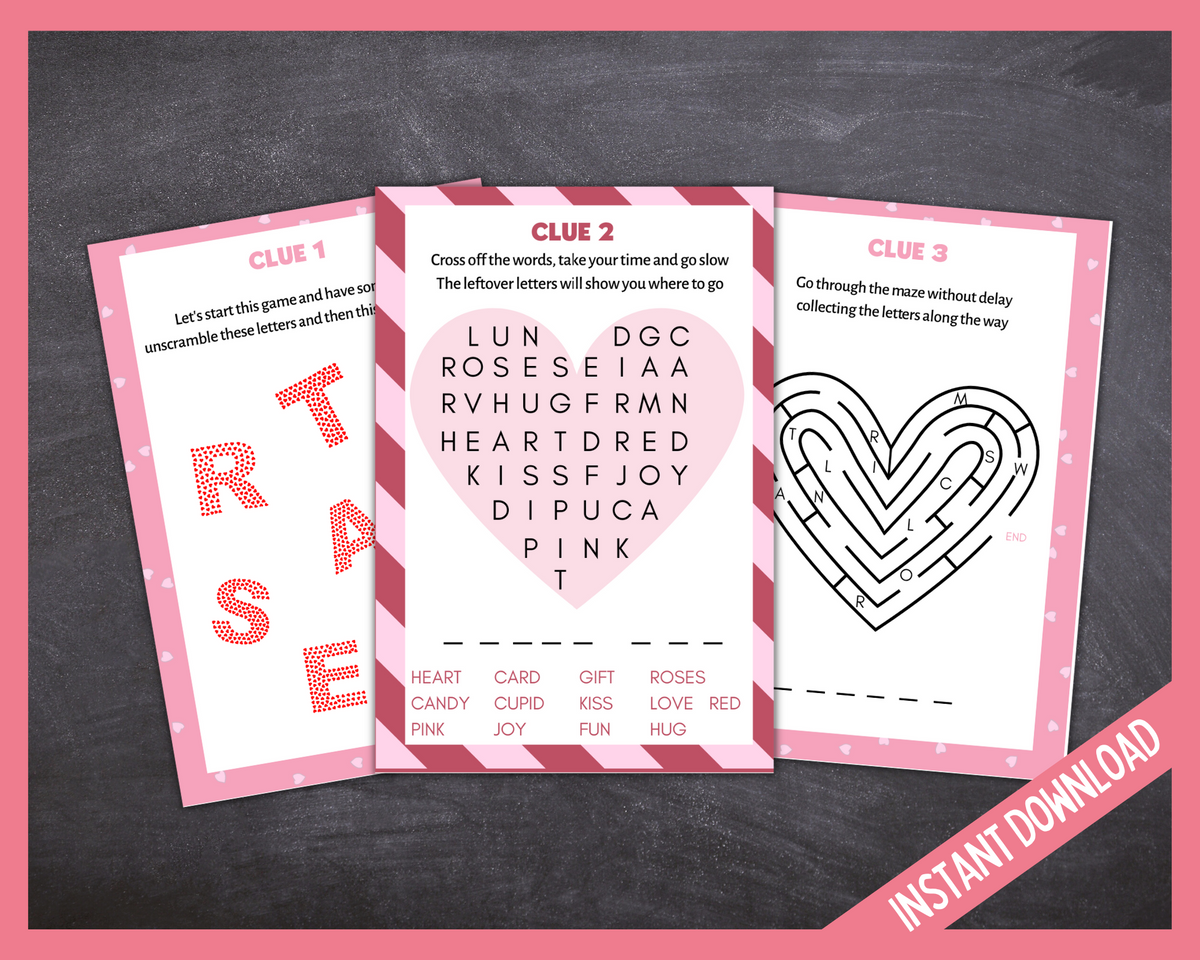Teen Valentines Day Scavenger Hunt – LittleHaloJ