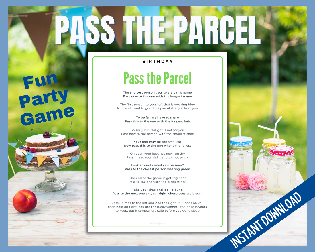 Pass the Parcel – LittleHaloJ