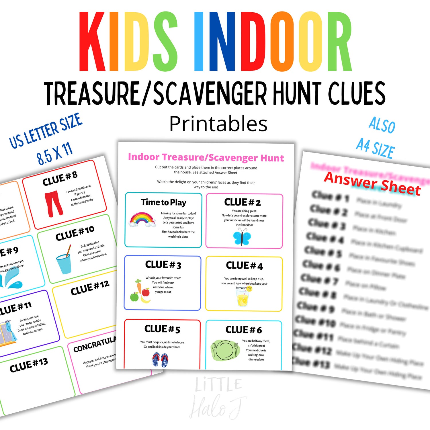Kids Indoor Treasure Hunt – LittleHaloJ